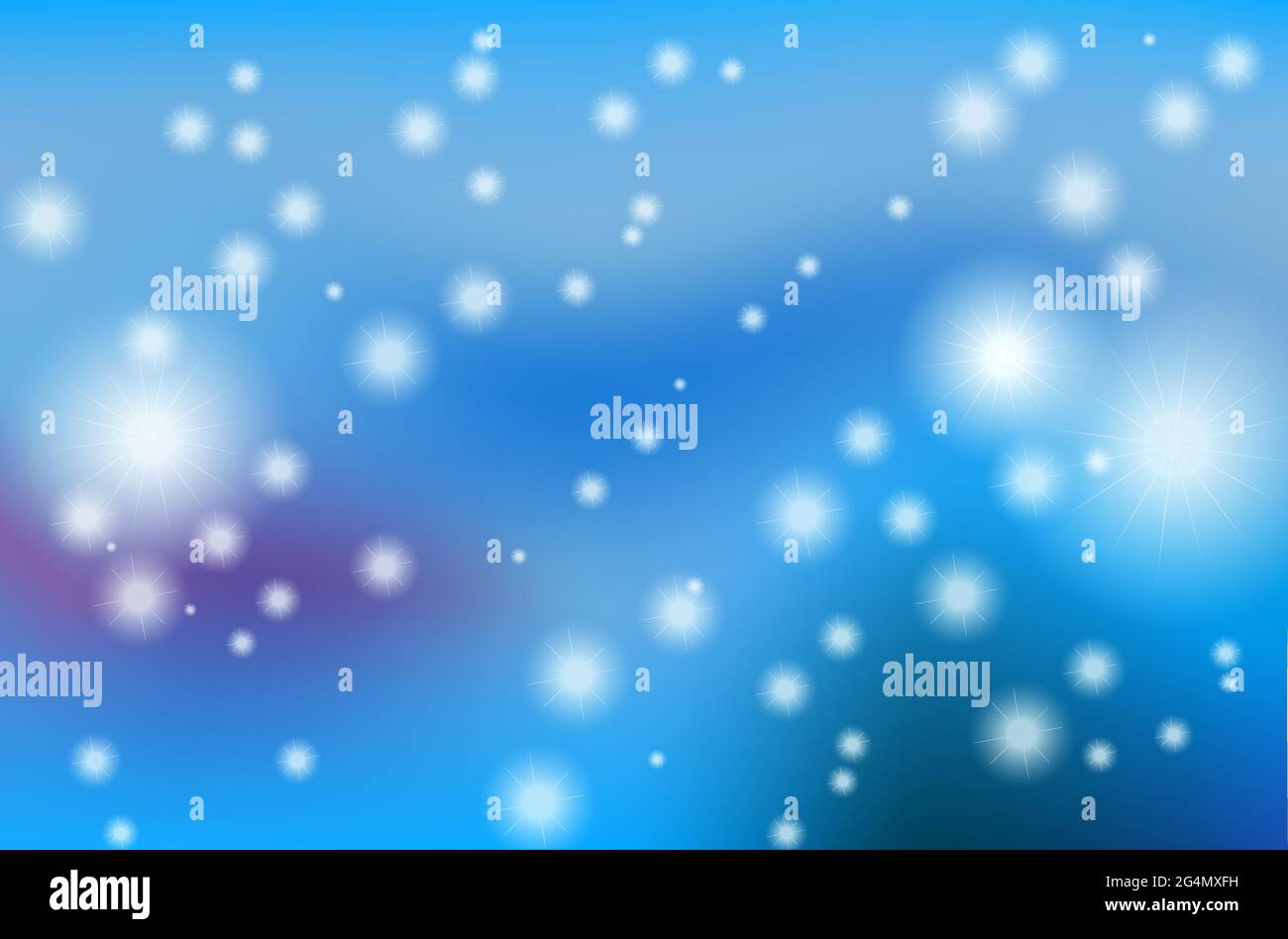 Stars and patches of light, blue background, EPS10 - vector graphics ...
