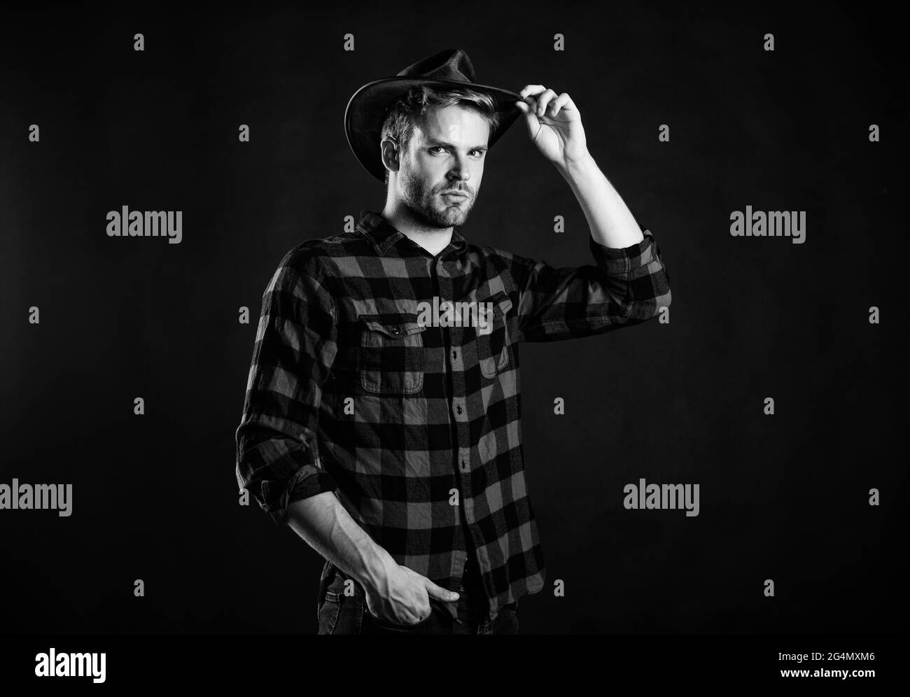 usa custom. Vintage style man. Wild West retro cowboy. cowboy in ...