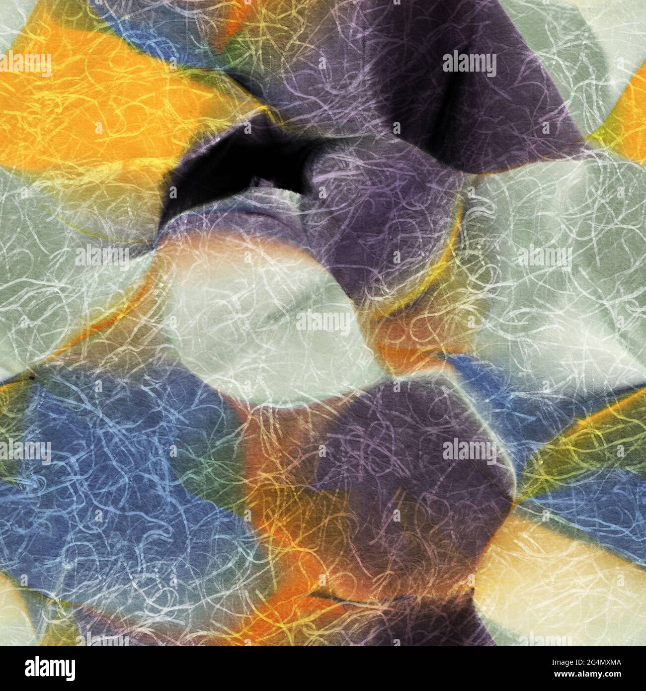 Seamless abstract blobs of color paper texture Stock Photo - Alamy