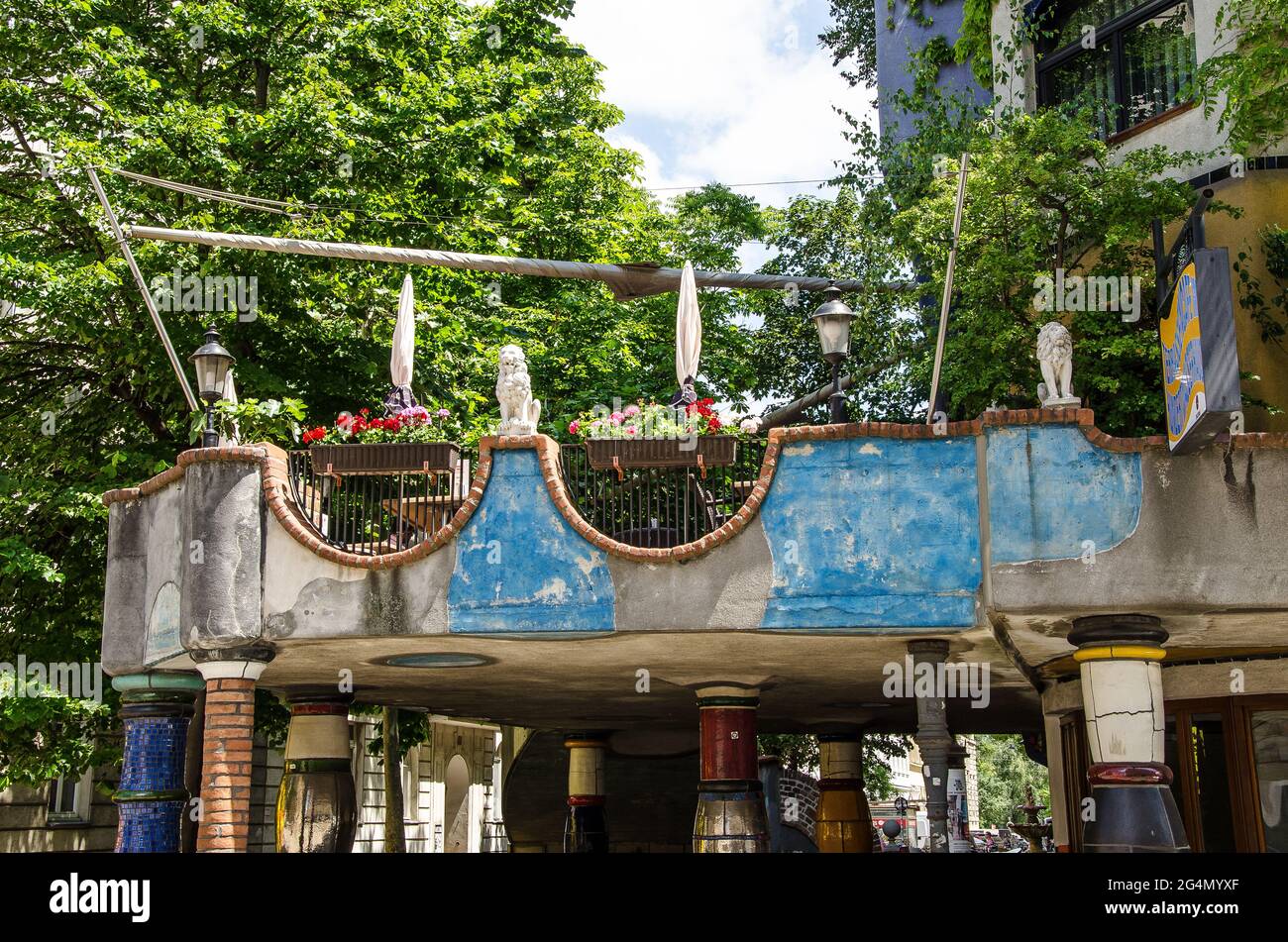 Hundertwasser developed new architectural shapes hi-res stock ...