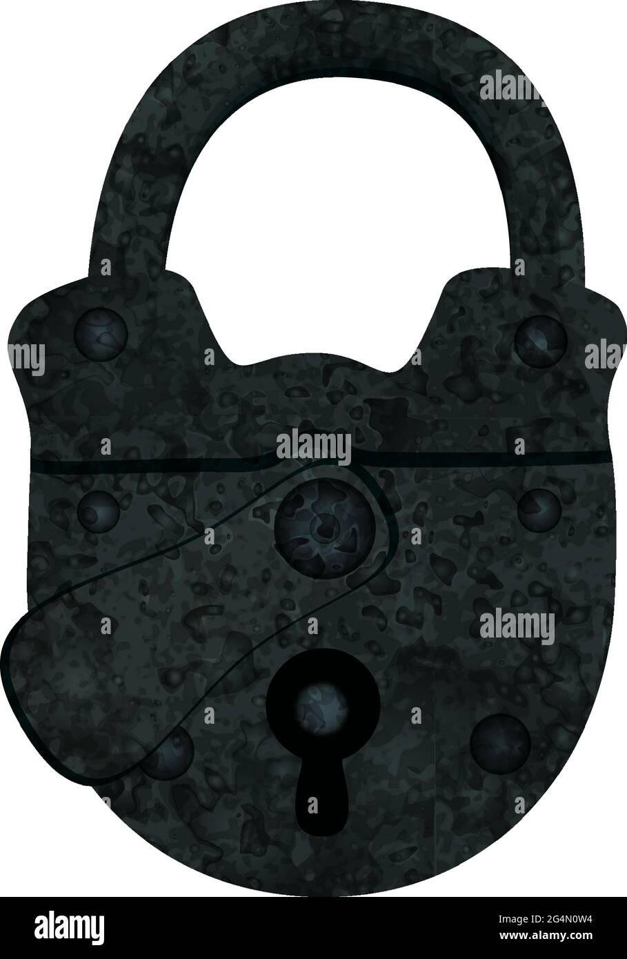 Lock, white background, EPS10 - vector graphics Stock Vector Image ...