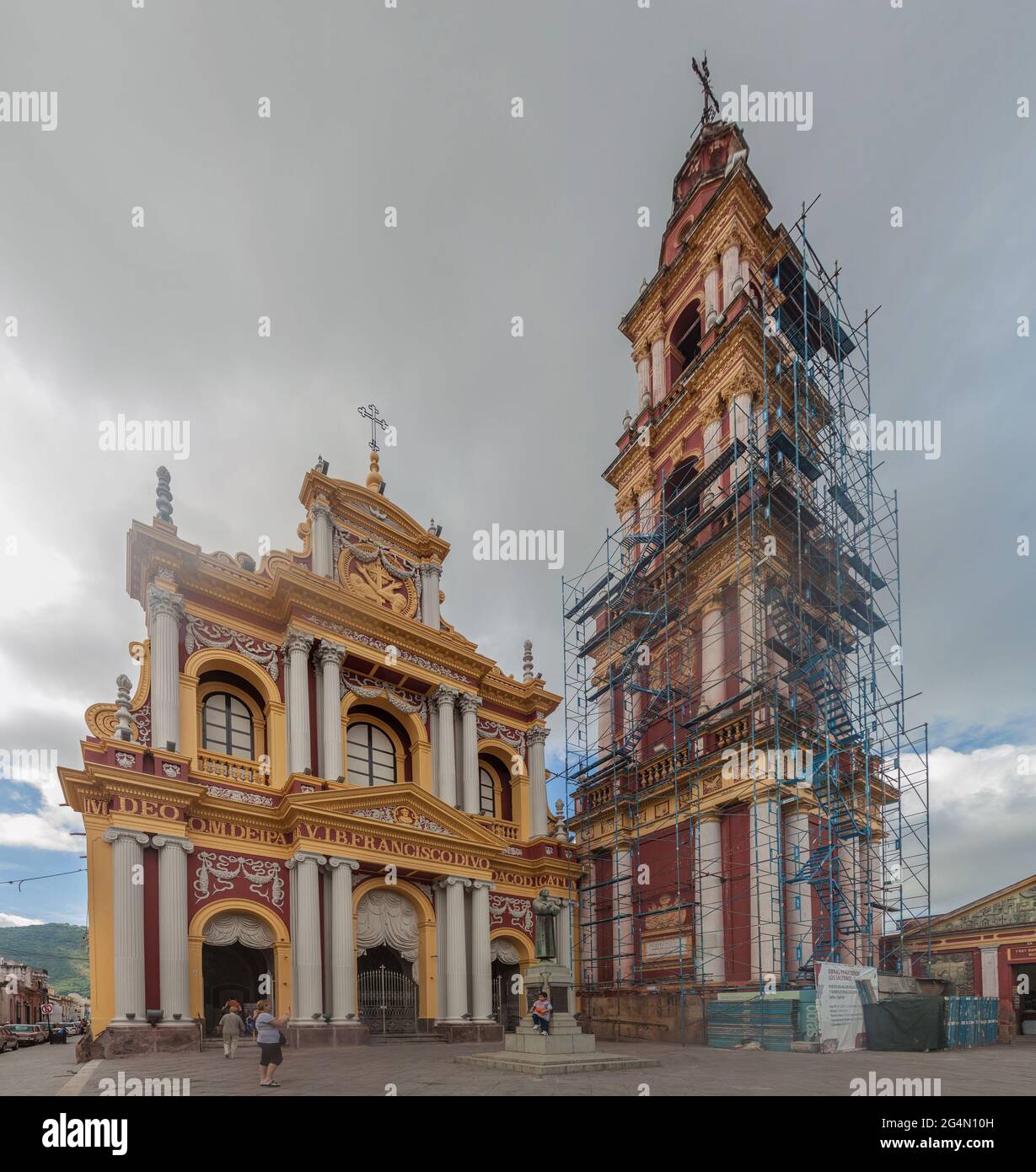 SALTA, ARGENTINA - APRIL 9, 2015: View of Basilica and Convent of San ...