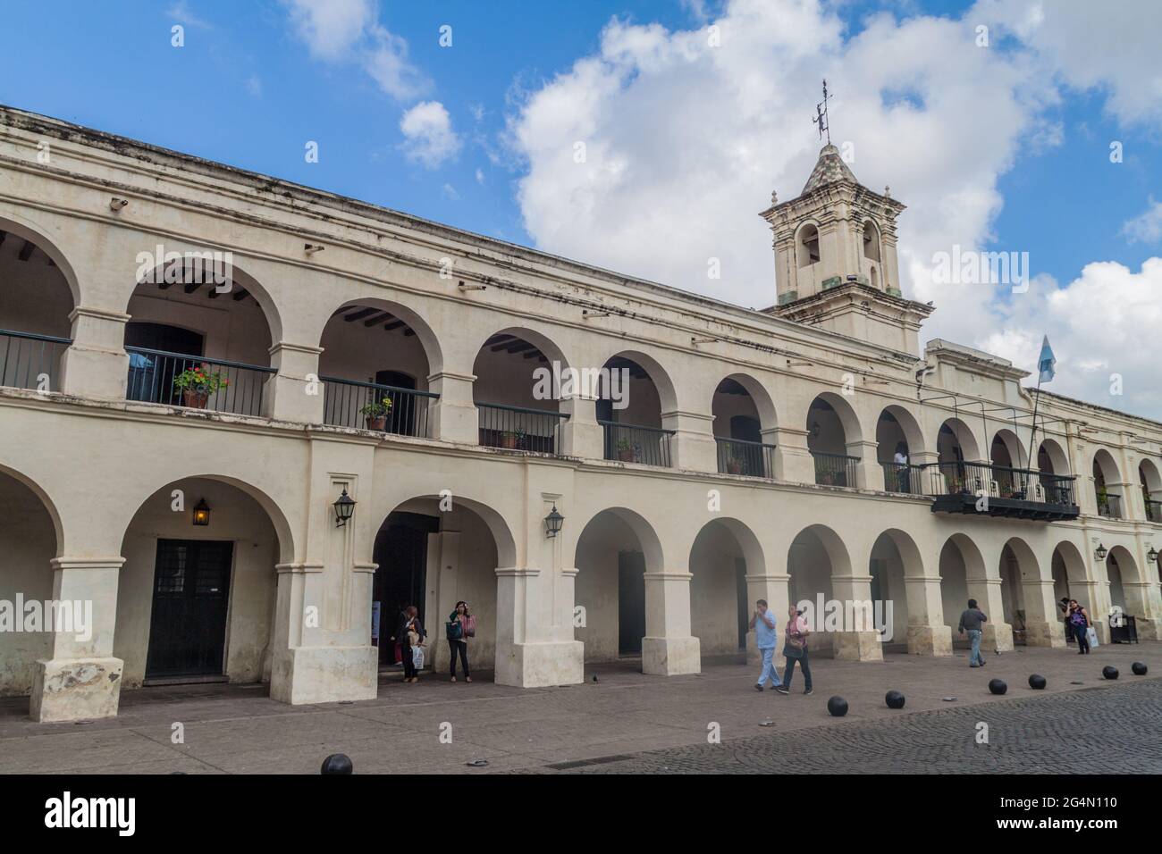 SALTA, ARGENTINA - APRIL 9, 2015: Building of the former town council ...