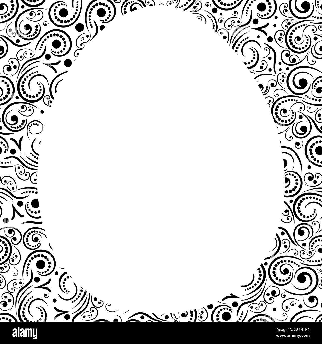 Easter eggs frame, EPS8 - vector graphics Stock Vector Image & Art - Alamy