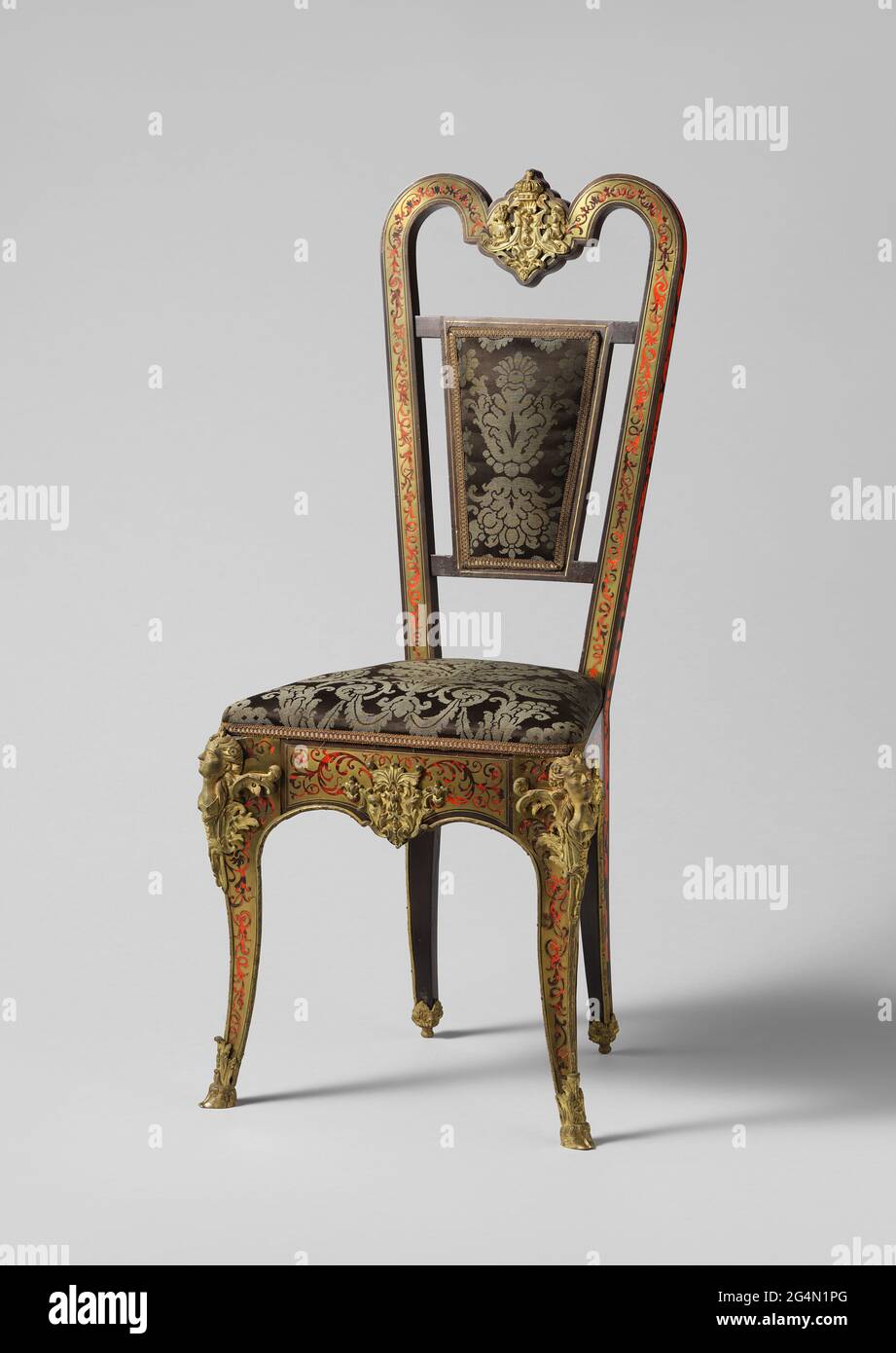 Ebbening chair with boulle marquetery. Ebbening chair with boulle ...