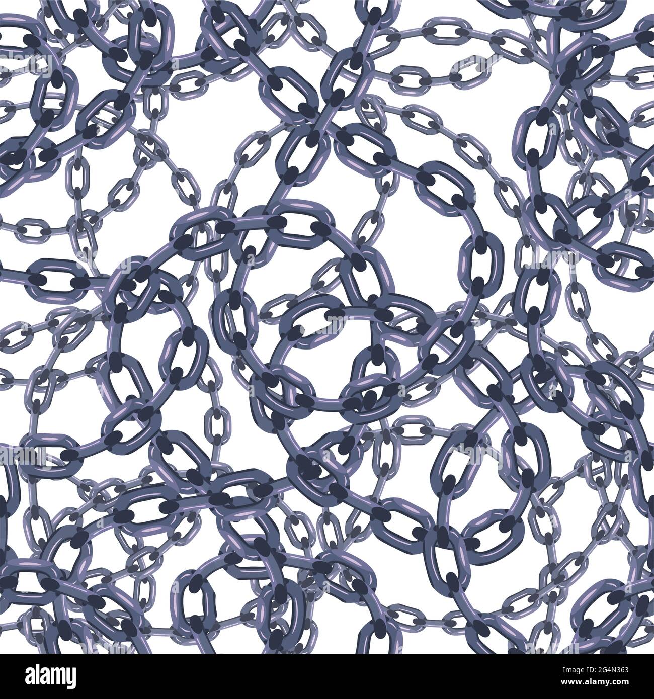 Metal chain links, seamless pattern, EPS8 - vector graphics Stock ...