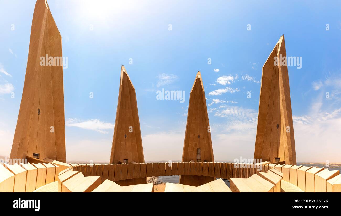 Aswan, Egypt - May 29, 2021: Soviet-Egyptian Friendship Monument ...