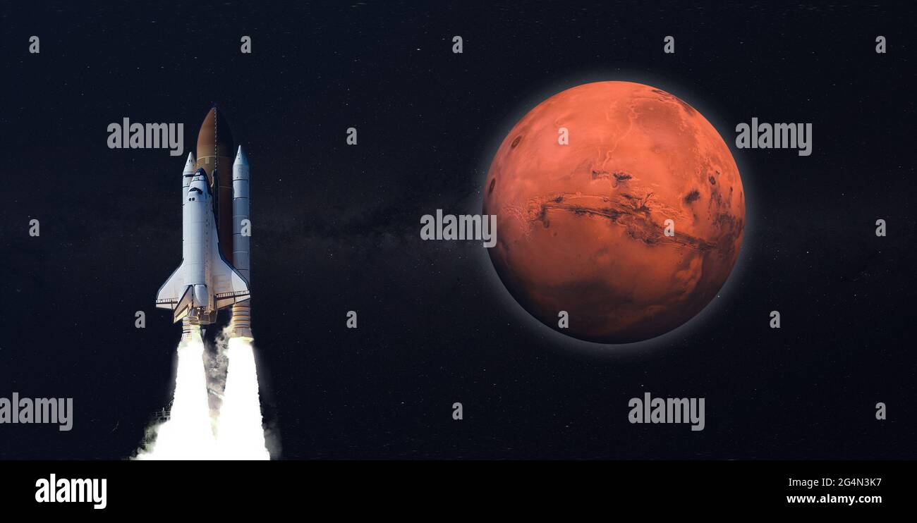 human fly to the planet mars in shuttle rocket, the international space ...