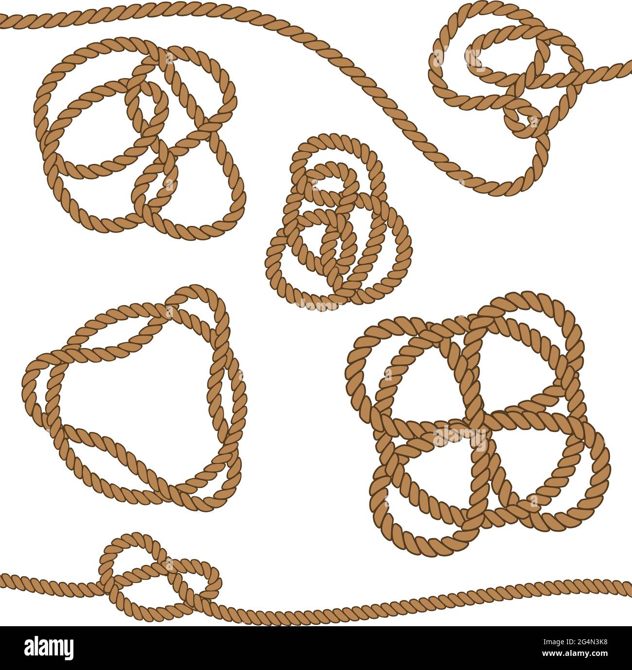 Set, rope with celtic knot, EPS8 - vector graphics Stock Vector Image ...