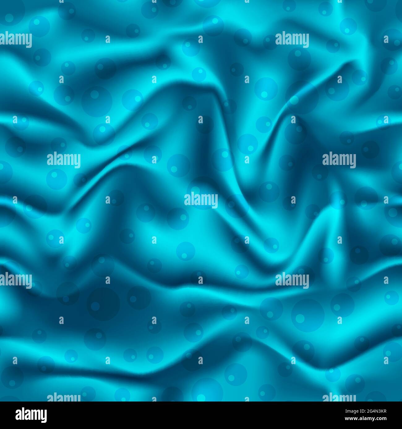 Abstract blue waves background, seamless pattern, there is a gradient ...