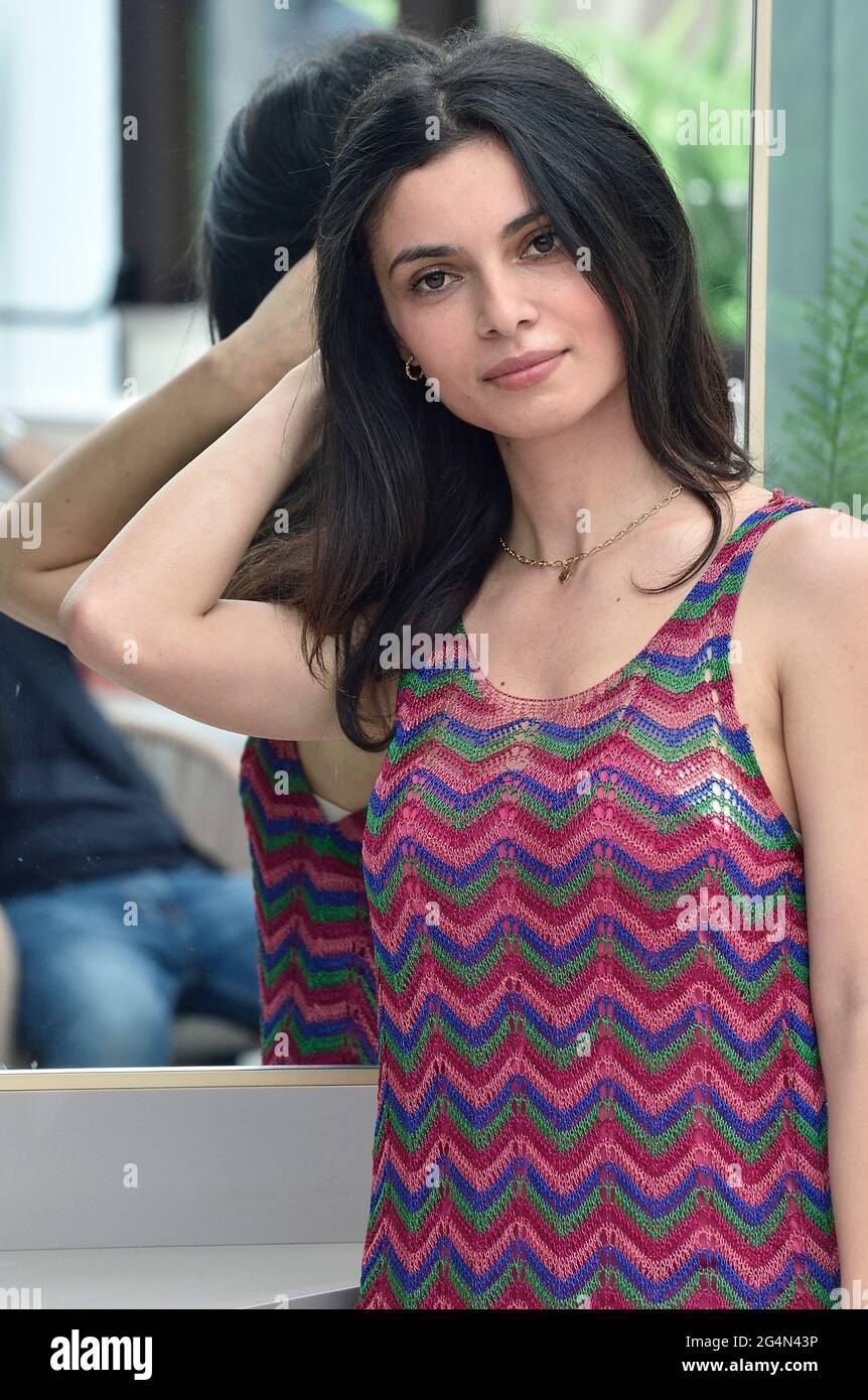 Rome, Italien. 22nd June, 2021. The Italian actress Giulia Petrungaro ...