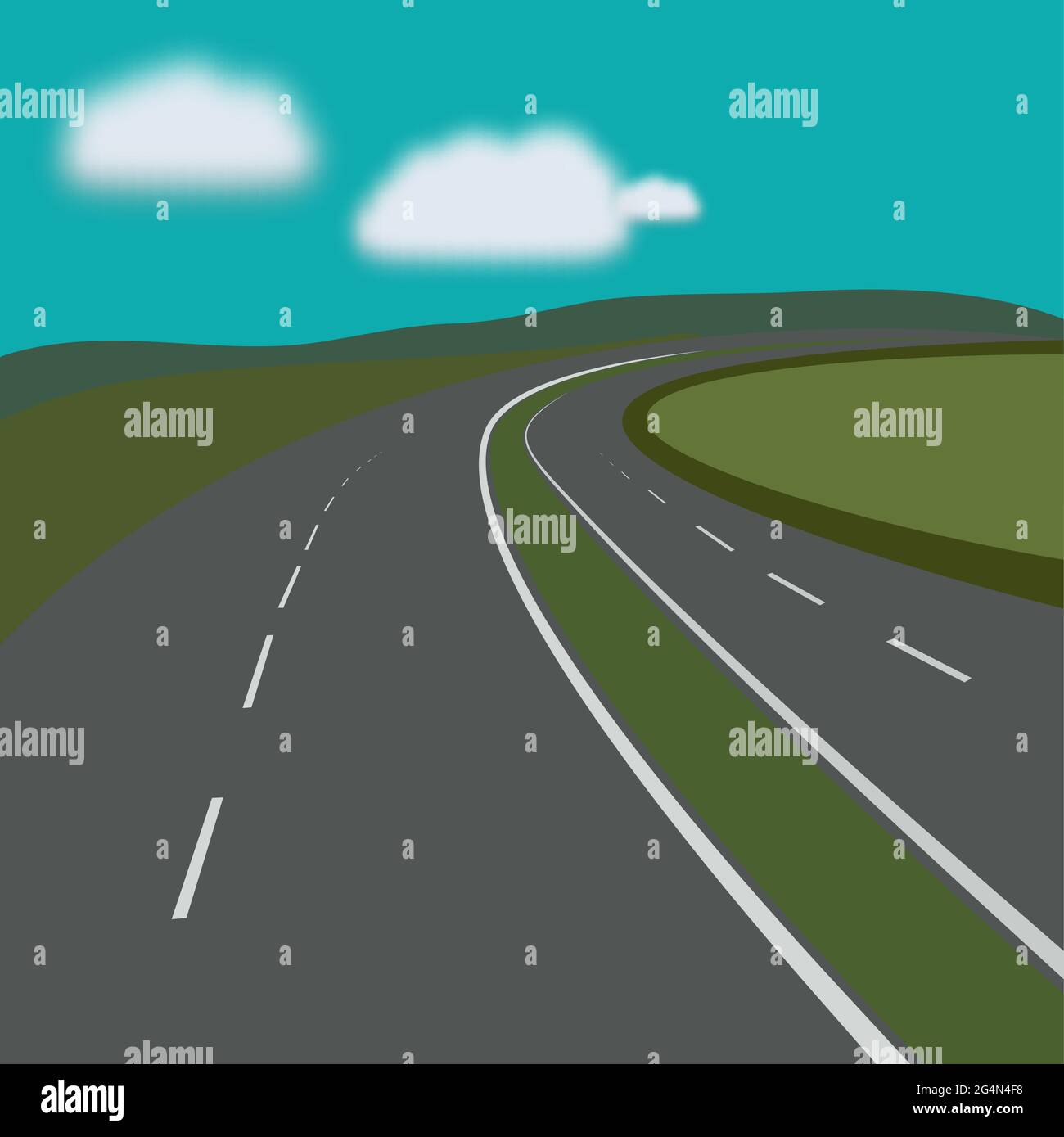 Tarred track Stock Vector Images - Alamy