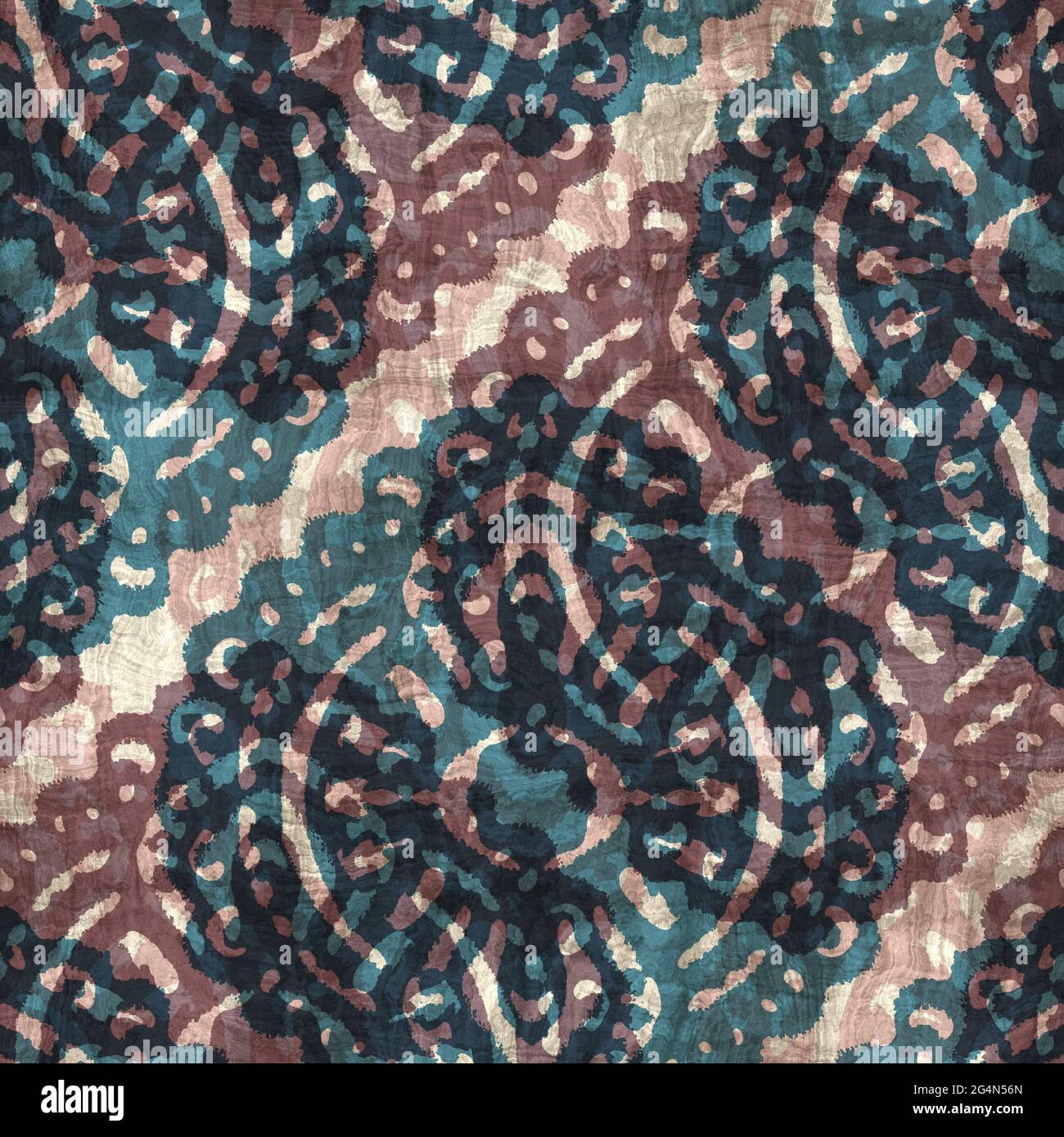 Seamless blue pink cream and navy surface pattern Stock Photo - Alamy