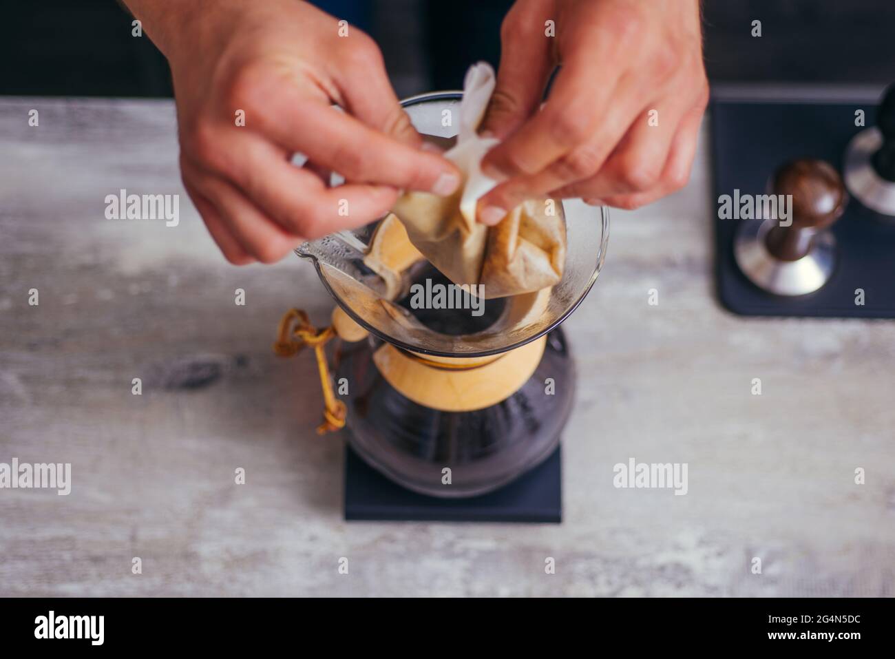 Waitress pouring coffee from hi-res stock photography and images - Alamy