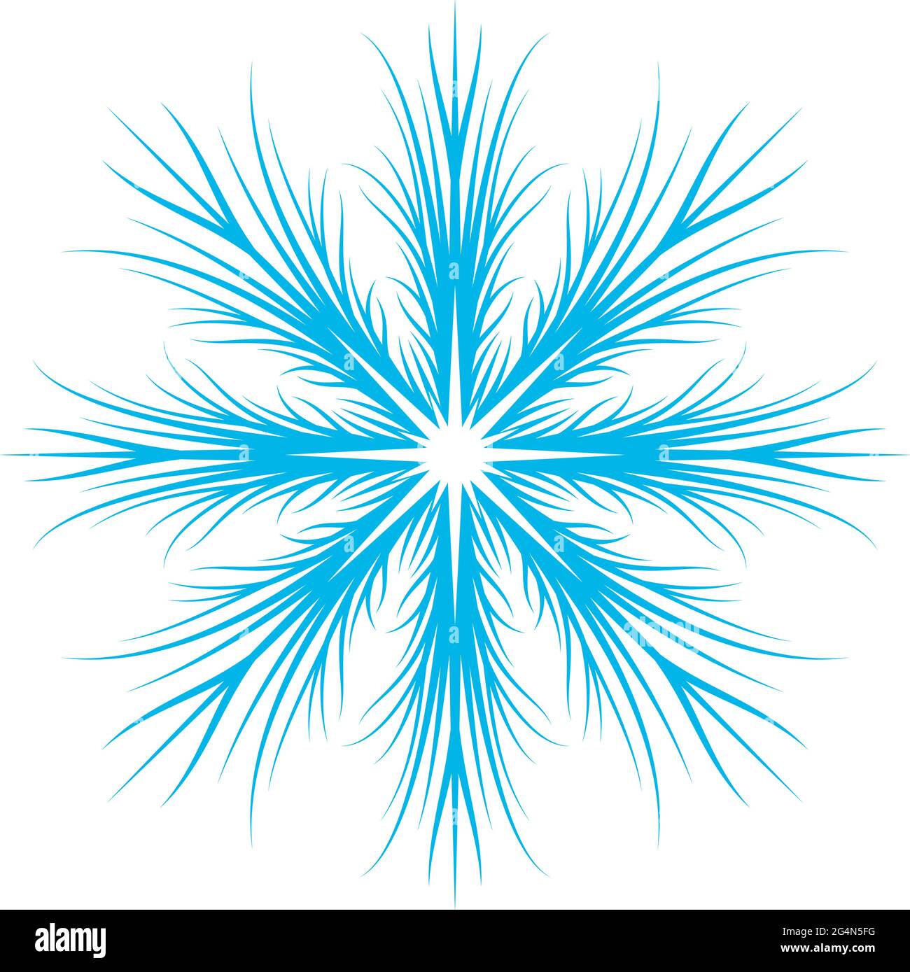Original snowflake, EPS8 - vector graphics Stock Vector Image & Art - Alamy