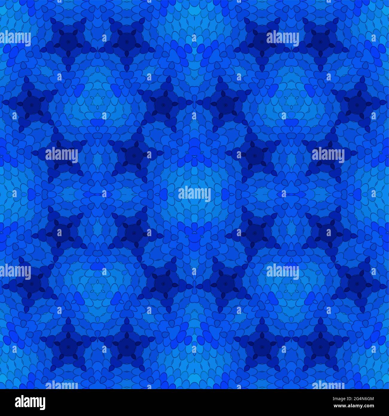 Difficult geometric seamless background blue shades, EPS8 - vector ...