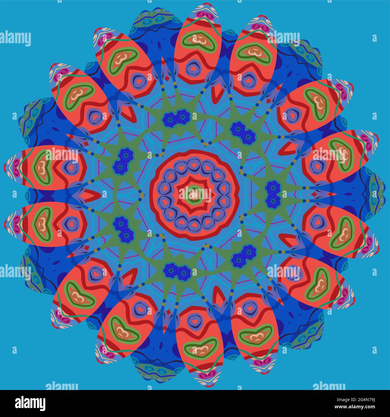 Modern design round texture , seamless pattern, EPS8 - vector graphics ...