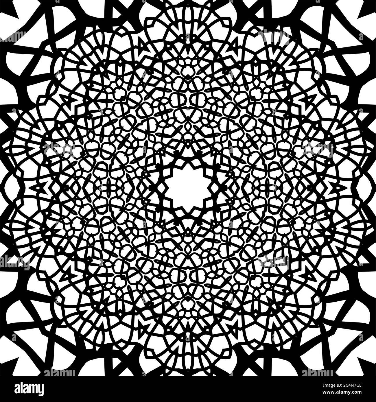 Elegant grille black and white seamless pattern, EPS8 - vector graphics ...