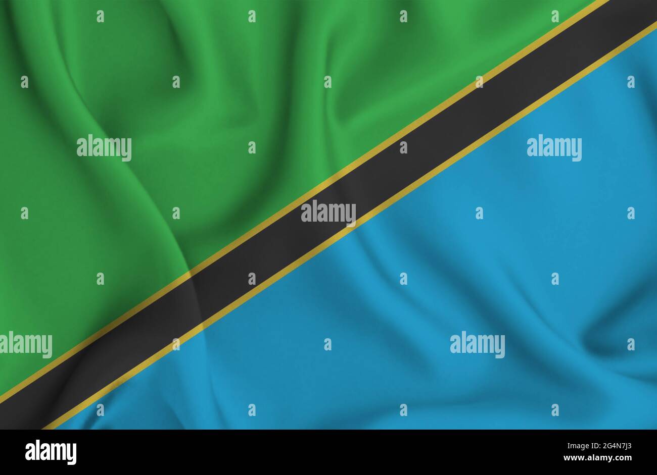 National flag of tanzania hi-res stock photography and images - Alamy