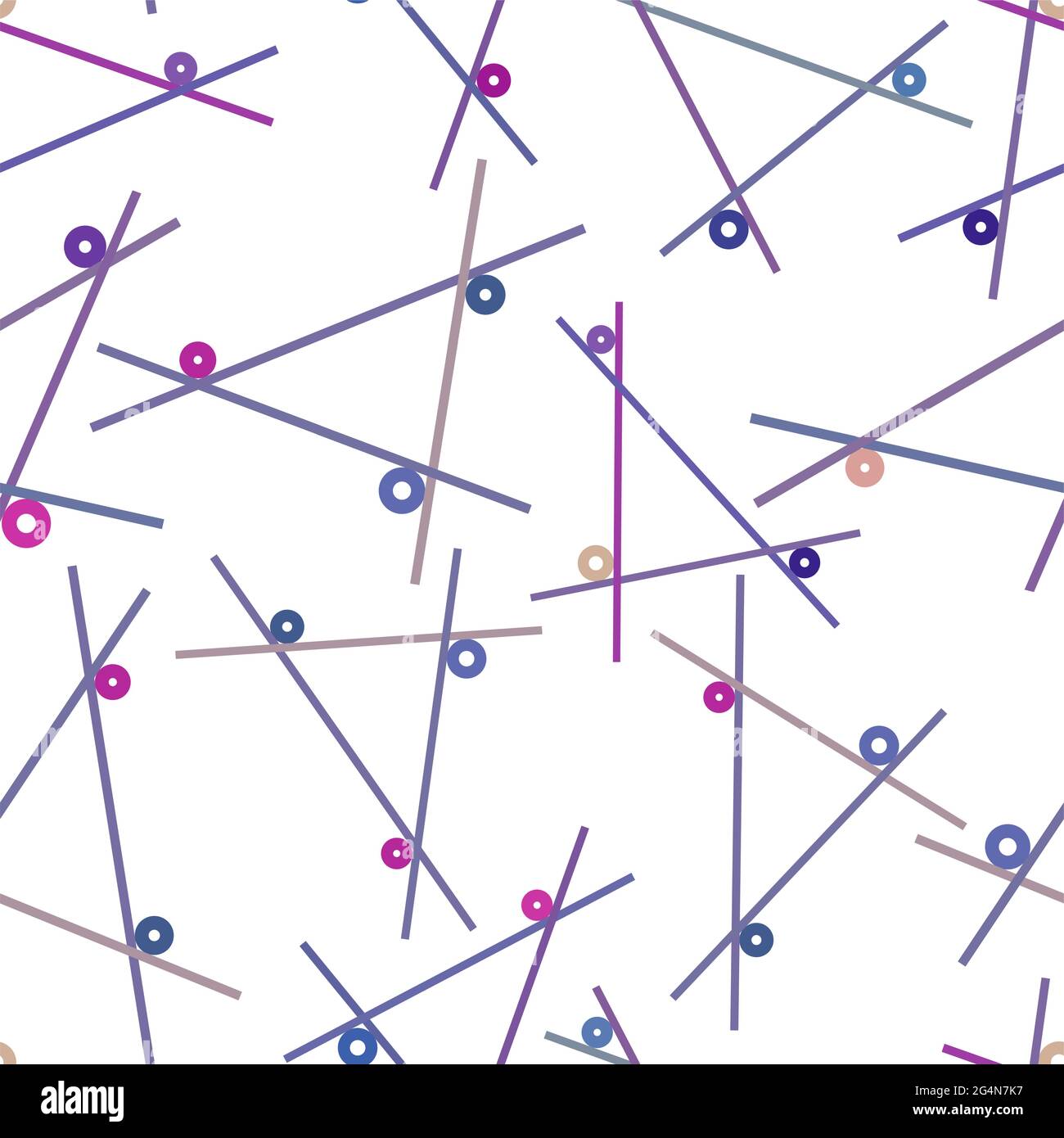 Geometrical seamless pattern circle, lines and triangles, EPS8 - vector ...