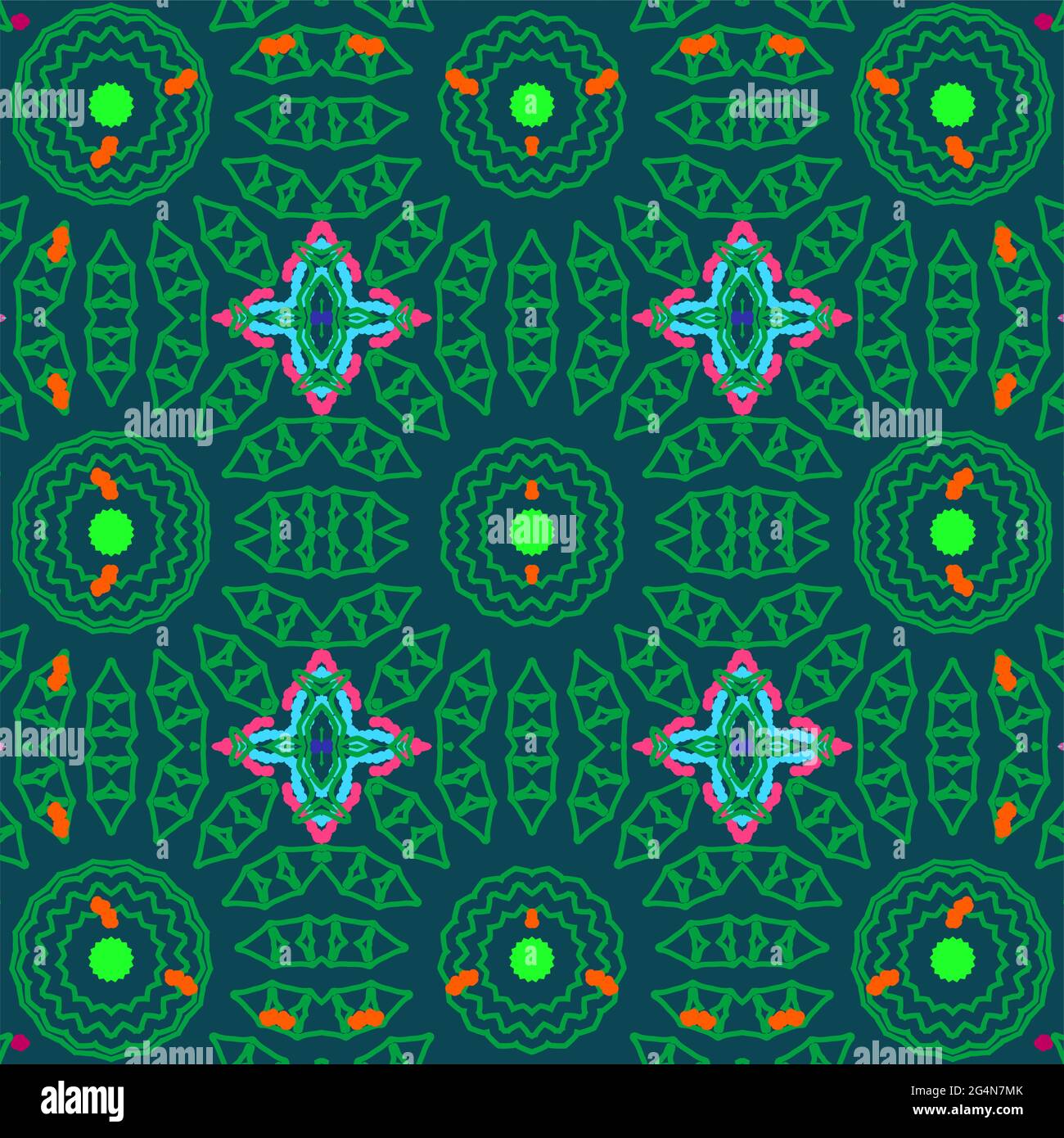 Abstract Persian seamless ornament design element, EPS8 - vector ...