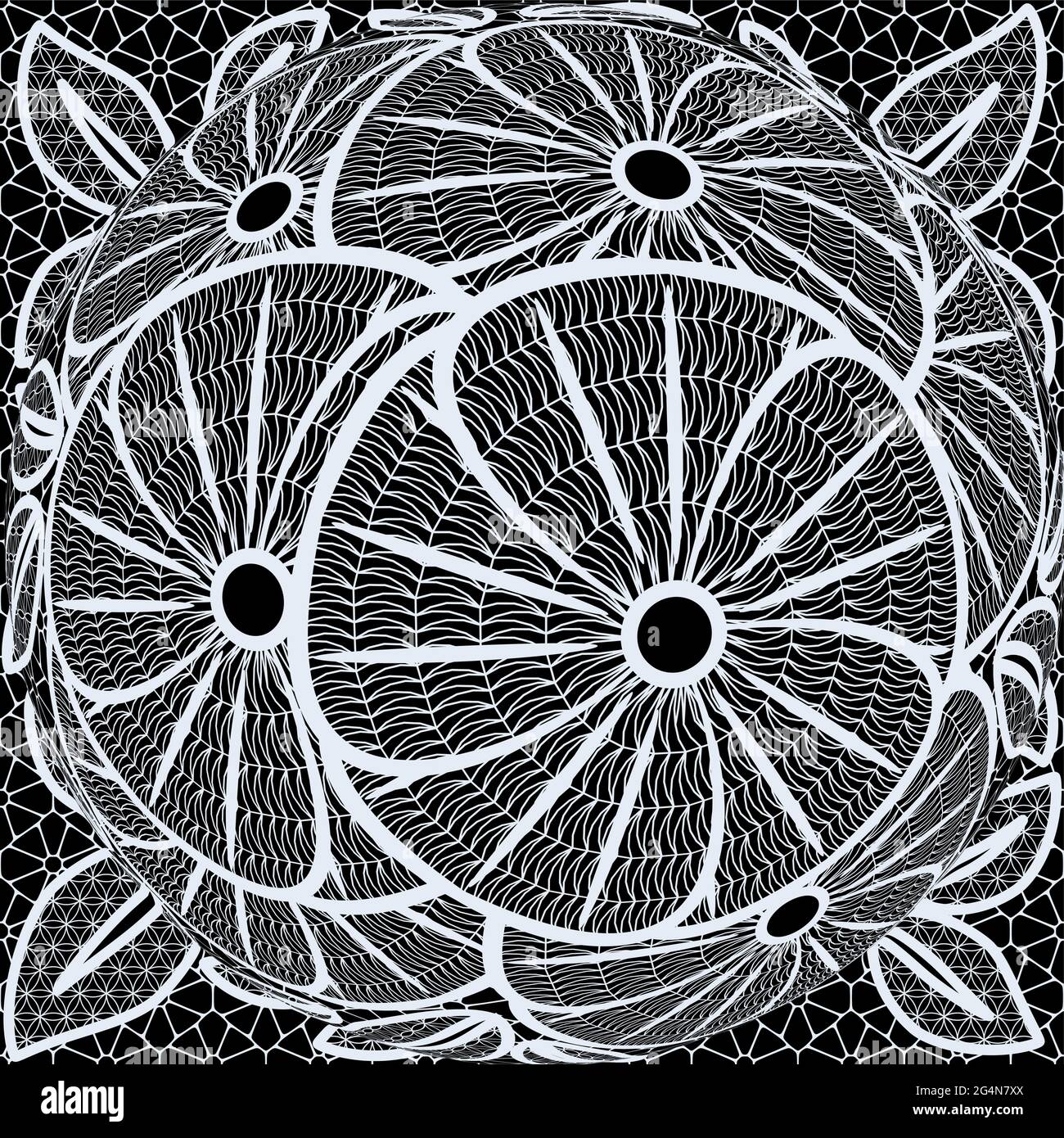 Abstract extravagant openwork seamless pattern, EPS8 - vector graphics ...