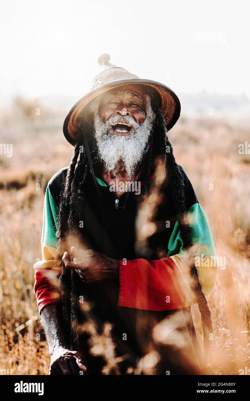 Old hippie rasta hi-res stock photography and images - Alamy