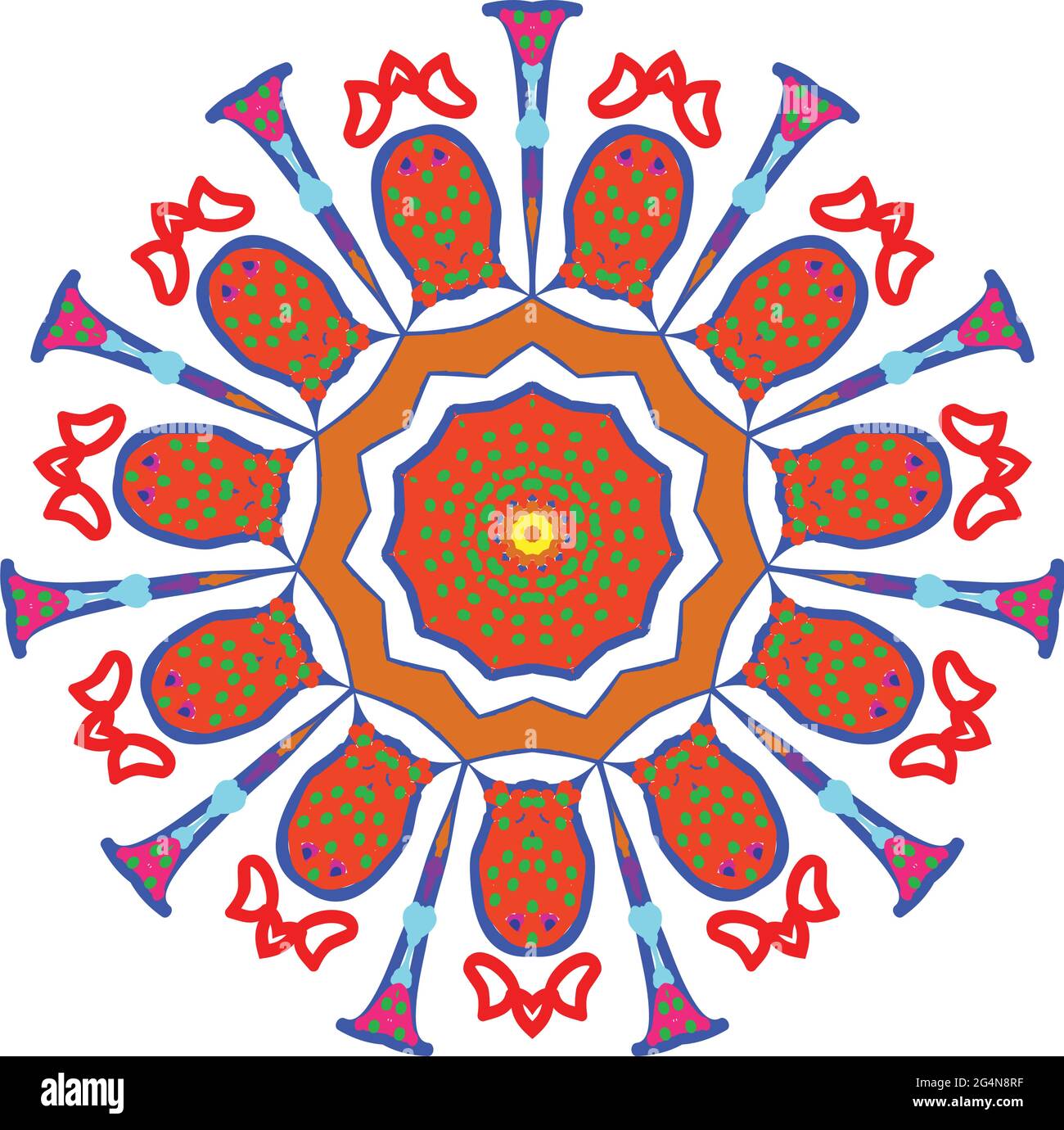 Modern design round texture , seamless pattern, EPS8 - vector graphics ...