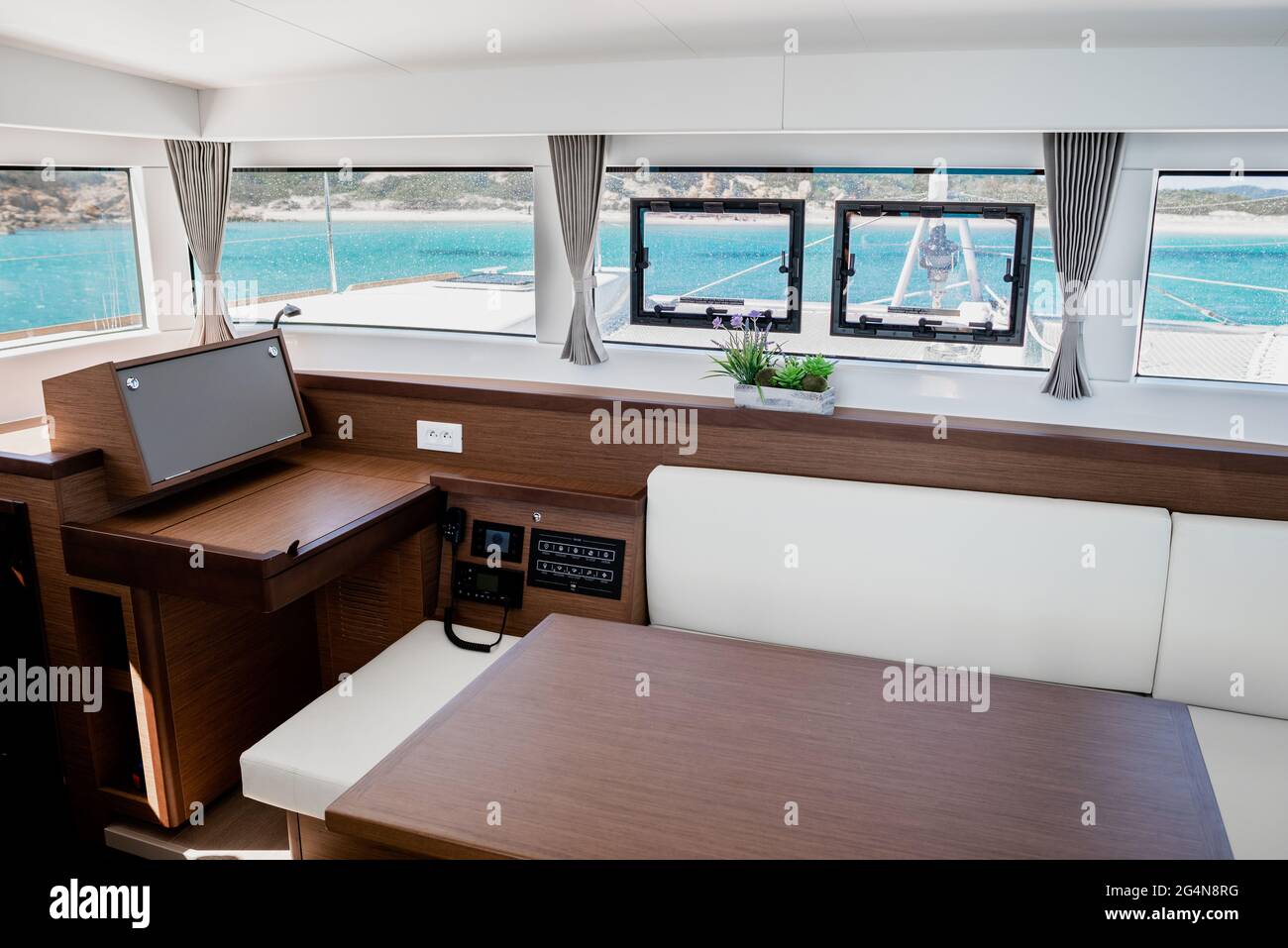 Modern Luxury Catamaran High Resolution Stock Photography and Images ...