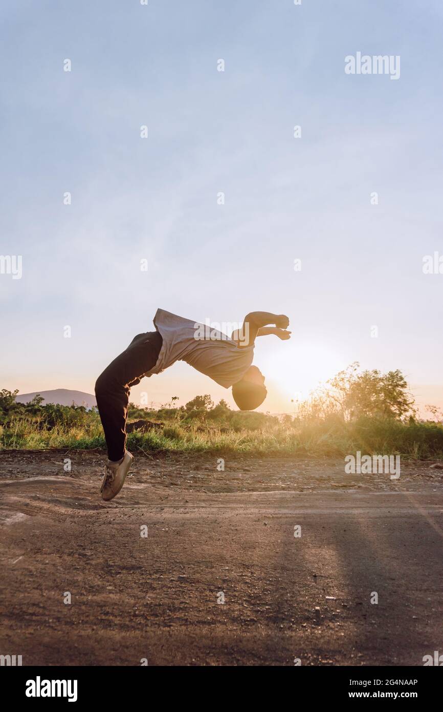 Acrobatic male hi-res stock photography and images - Alamy