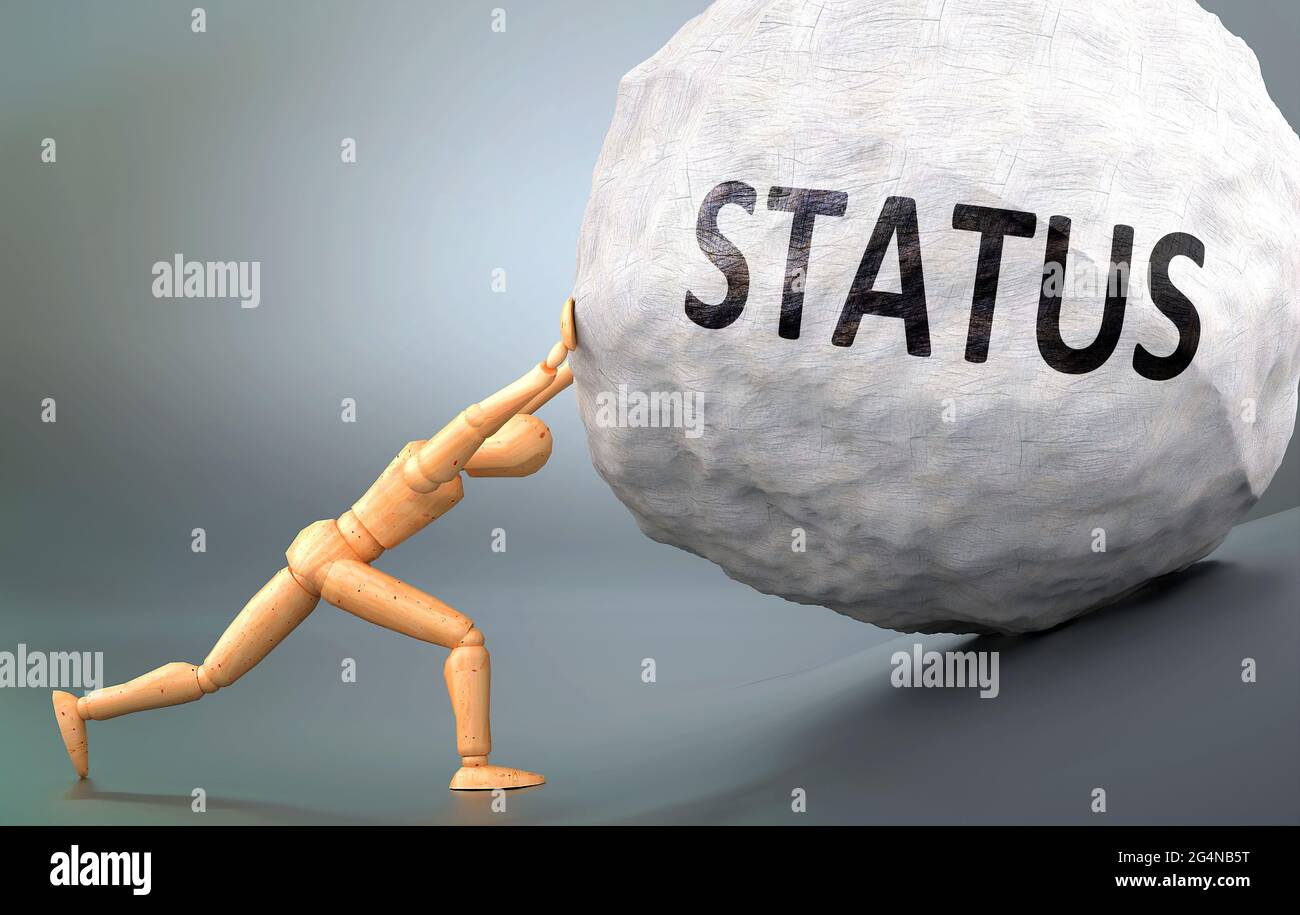 Status and painful human condition hi-res stock photography and images ...