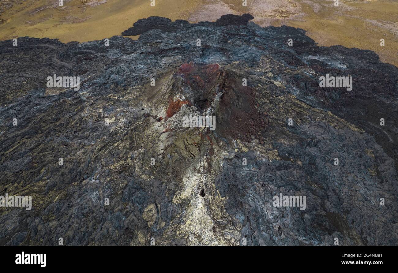Aerial dormant volcano in hi-res stock photography and images - Alamy