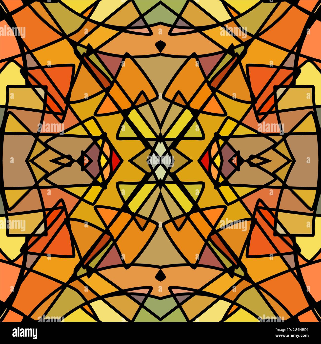Abstract style stained-glass imitation seamless background, EPS8 ...