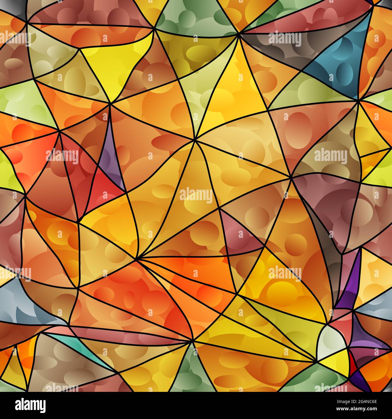 Triangular stained glass Stock Vector Images - Alamy