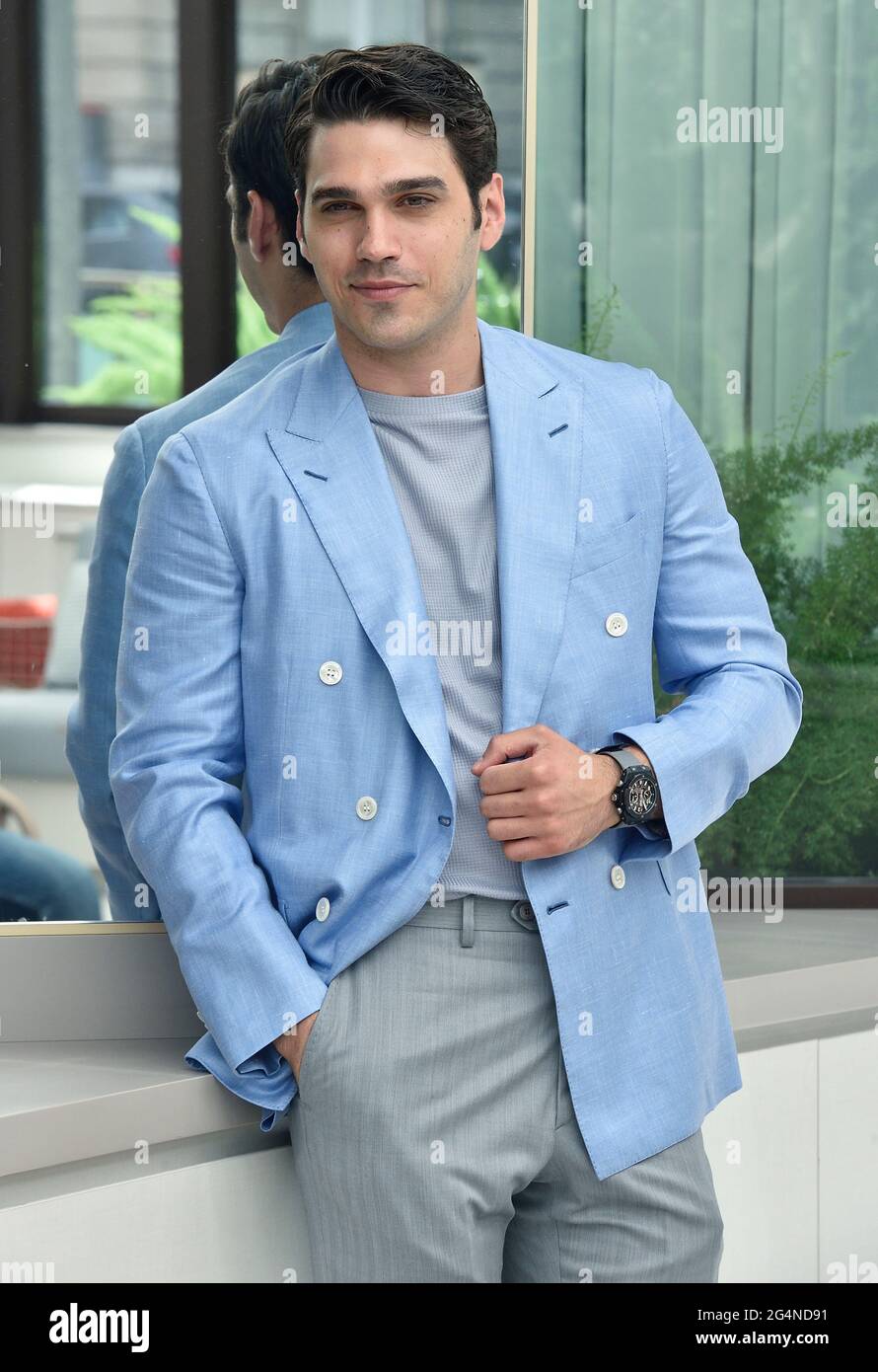 The Italian actor Giuseppe Maggio during the photocall of the film ...