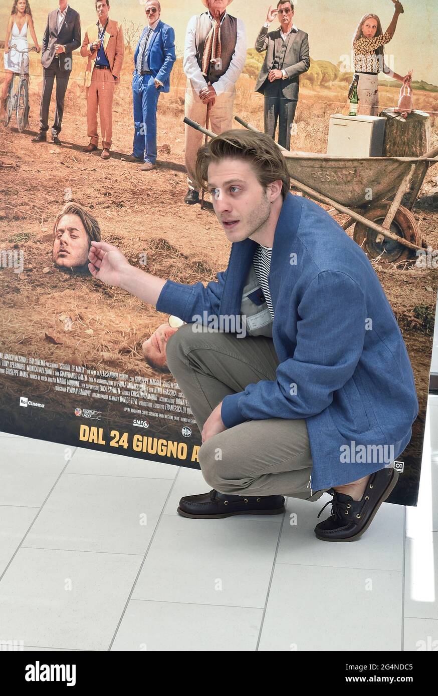 Rome, Italien. 22nd June, 2021. The Italian actor Michele Ragno during ...