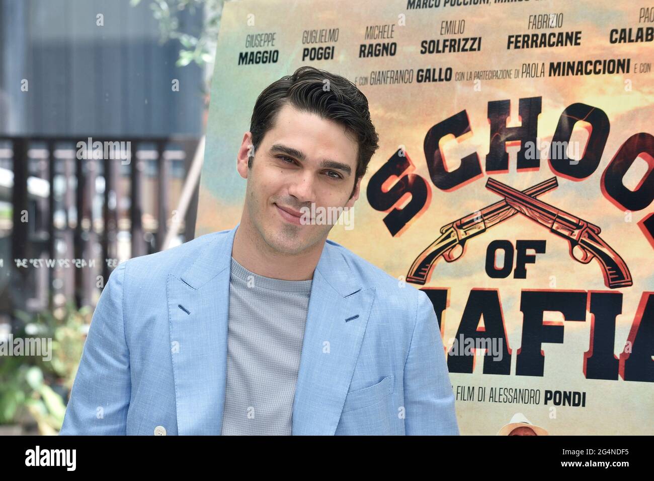 The Italian actor Giuseppe Maggio during the photocall of the film ...