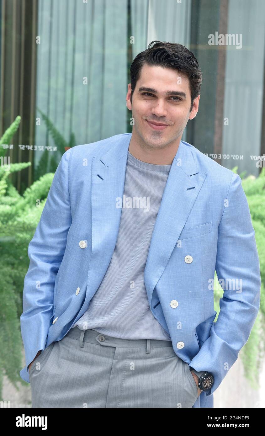 The Italian actor Giuseppe Maggio during the photocall of the film ...