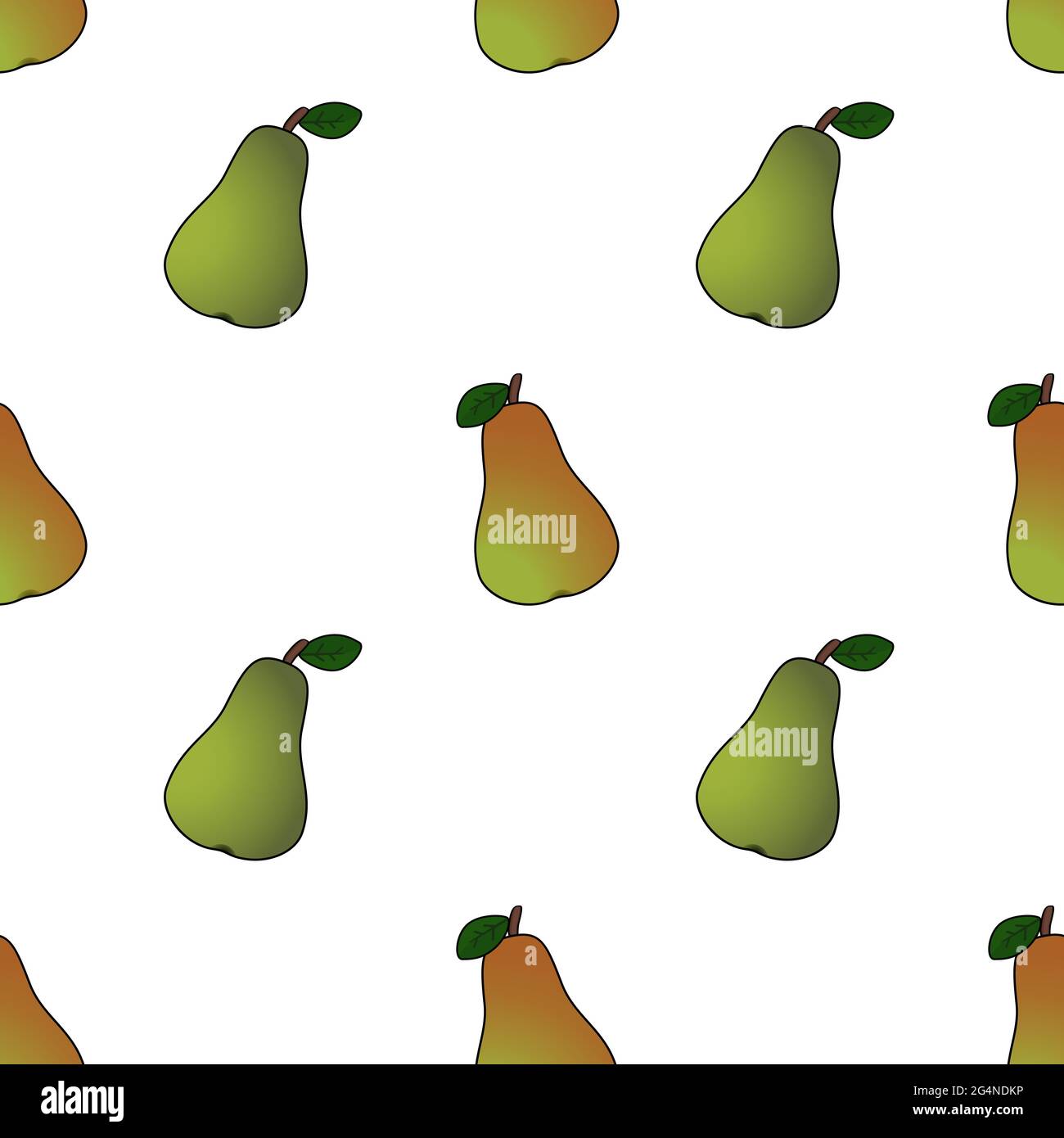 Pear abstract, seamless pattern, EPS10 - vector graphics Stock Vector ...