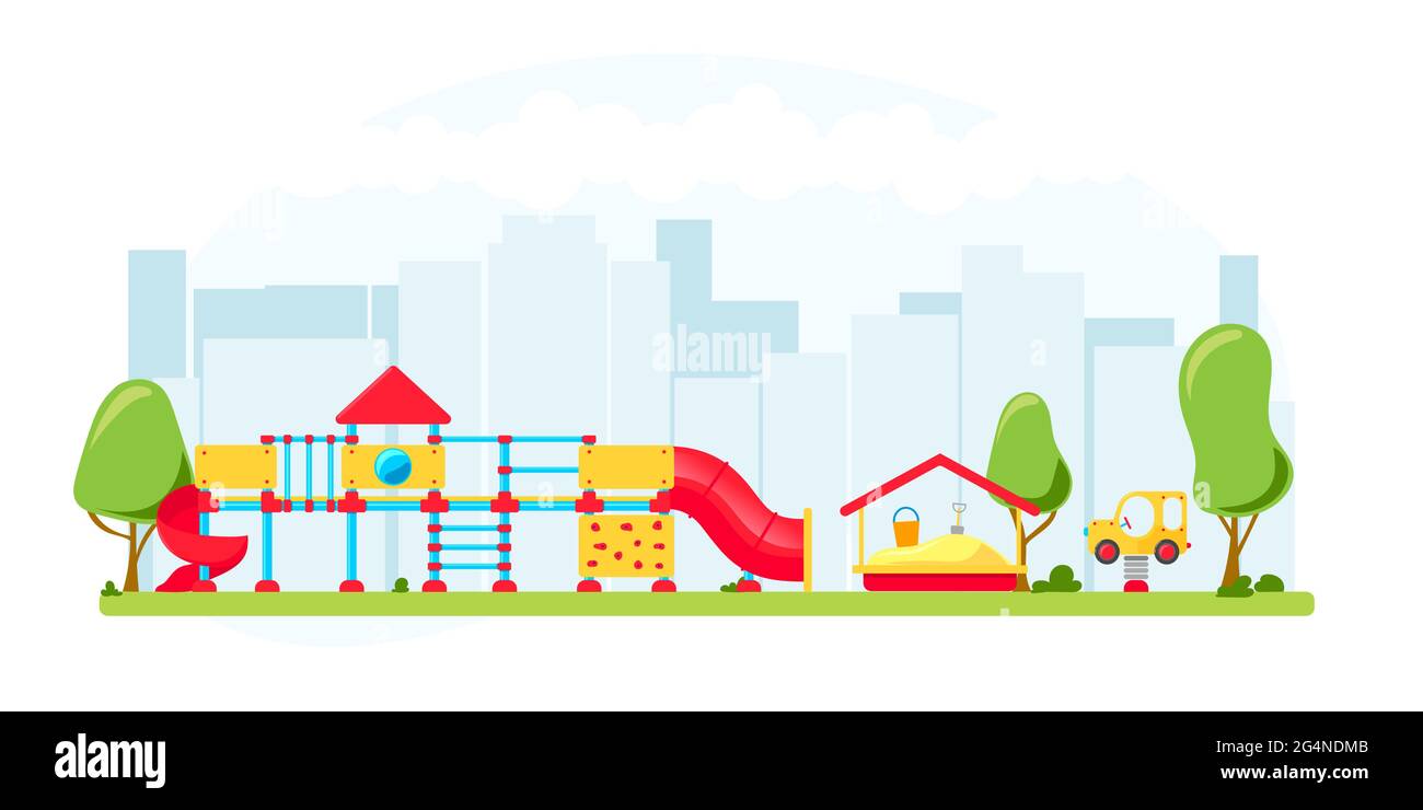 Playground Background Vector