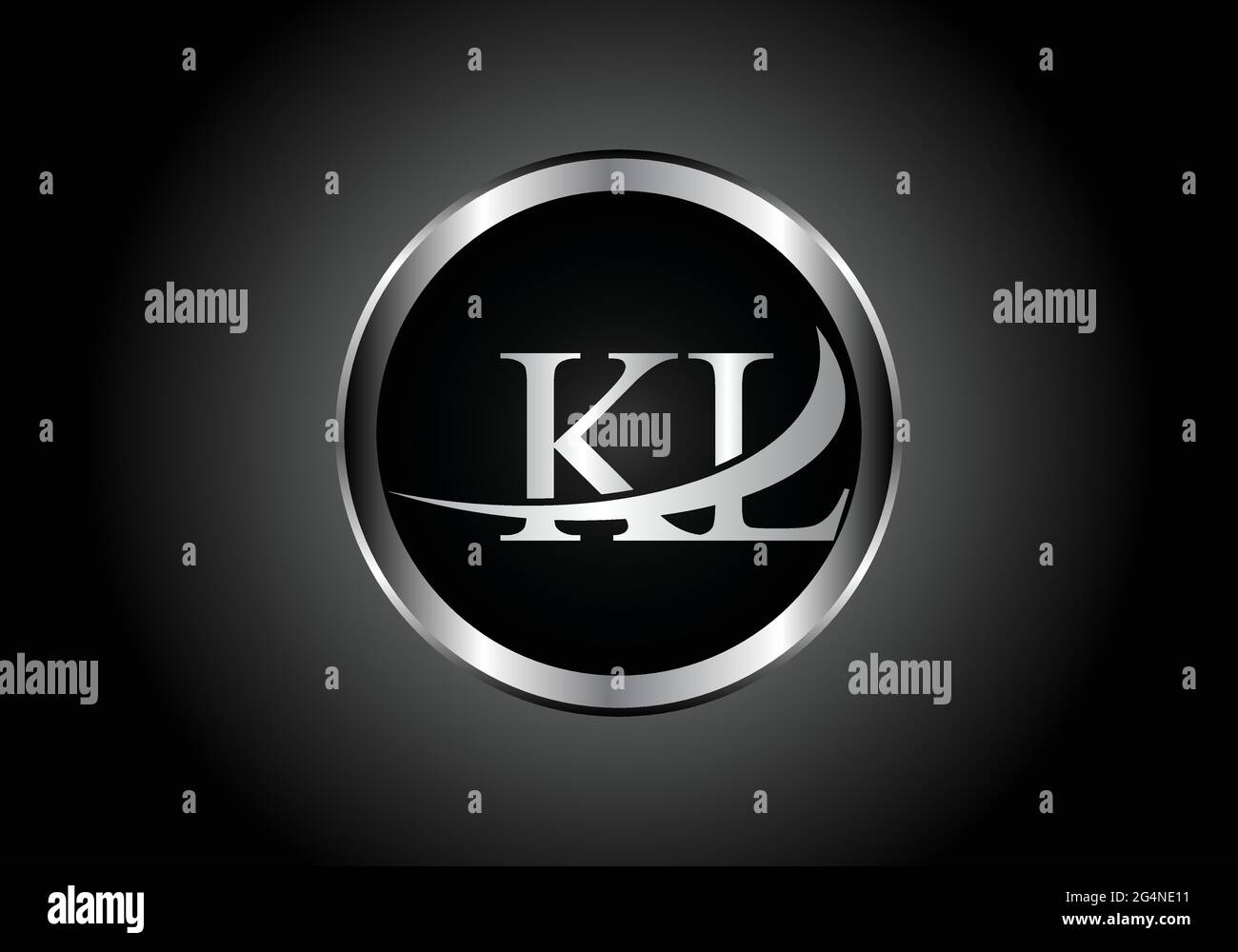 Black and silver logo hi-res stock photography and images - Alamy