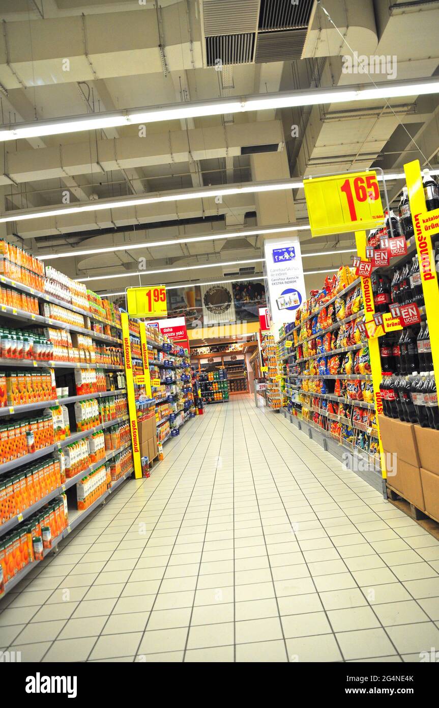 Carrefour supermarket istanbul turkey hi-res stock photography and ...