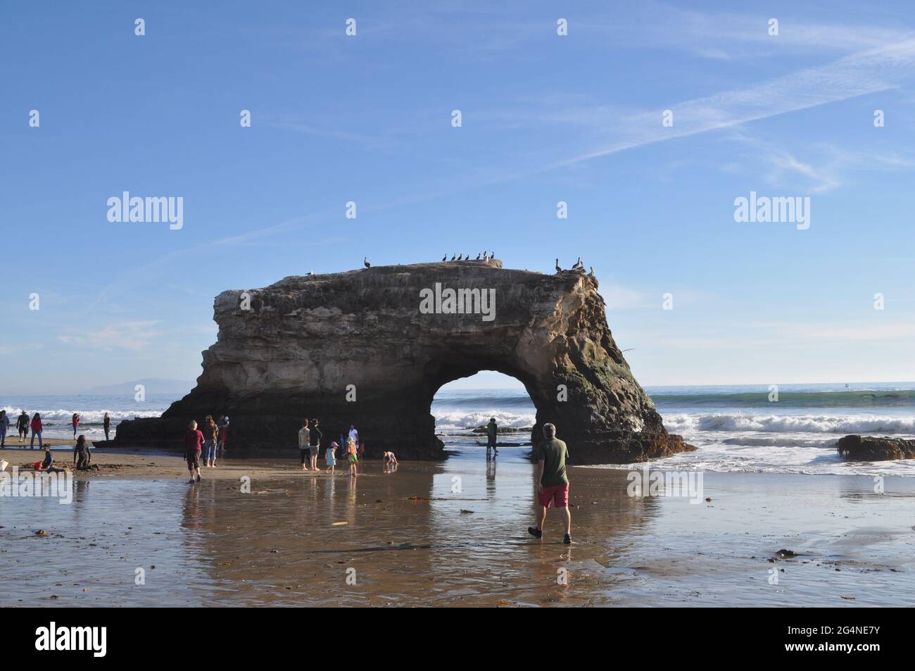 Natural rock formation on the beach Stock Photo - Alamy