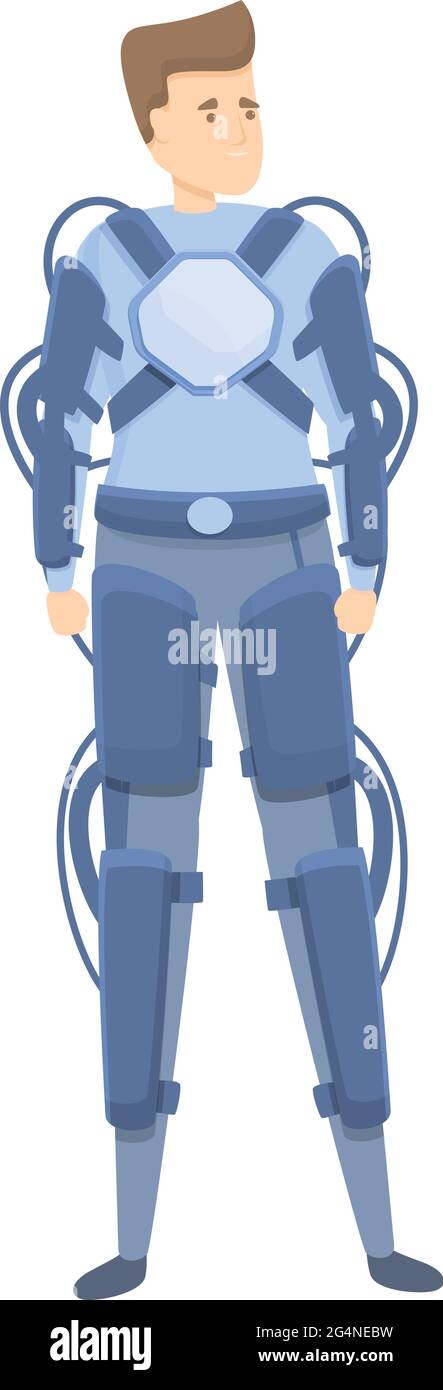 Upgraded exoskeleton icon. Cartoon of Upgraded exoskeleton vector icon ...