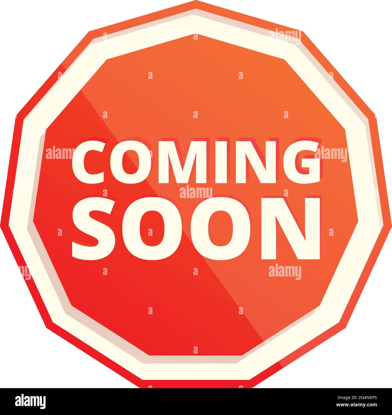 Coming soon template icon. Cartoon of Coming soon template vector icon ...
