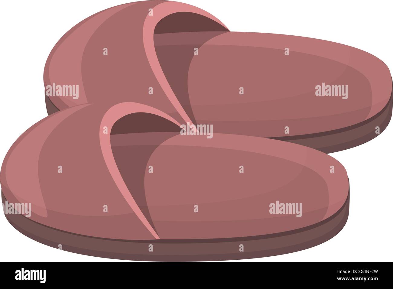 Old slippers icon. Cartoon of Old slippers vector icon for web design ...