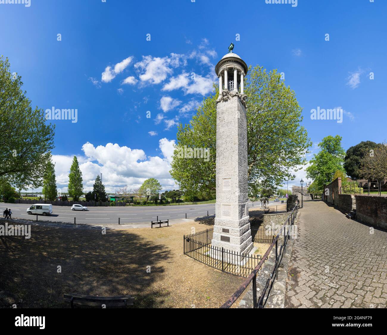Pilgrim fathers mayflower memorial southampton hi-res stock photography ...
