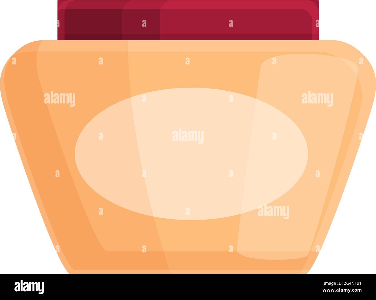 Korean body cream icon. Cartoon of Korean body cream vector icon for ...