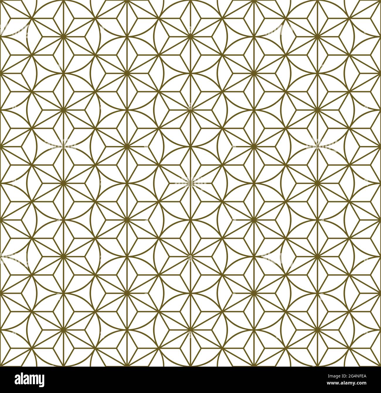 A seamless pattern based on elements of the traditional Japanese craft ...