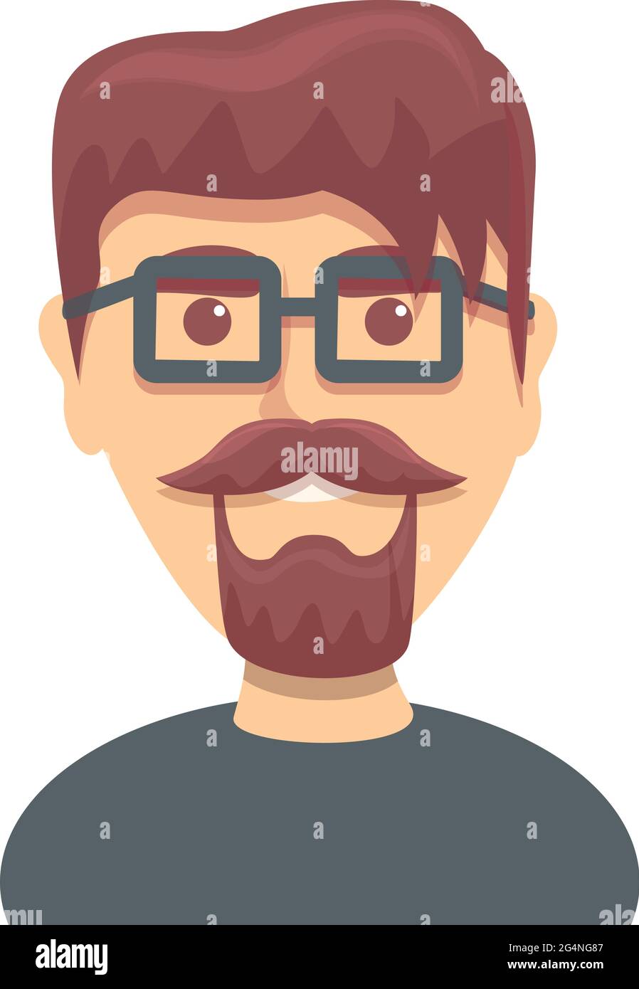 Cartoon Characters With Beard And Glasses